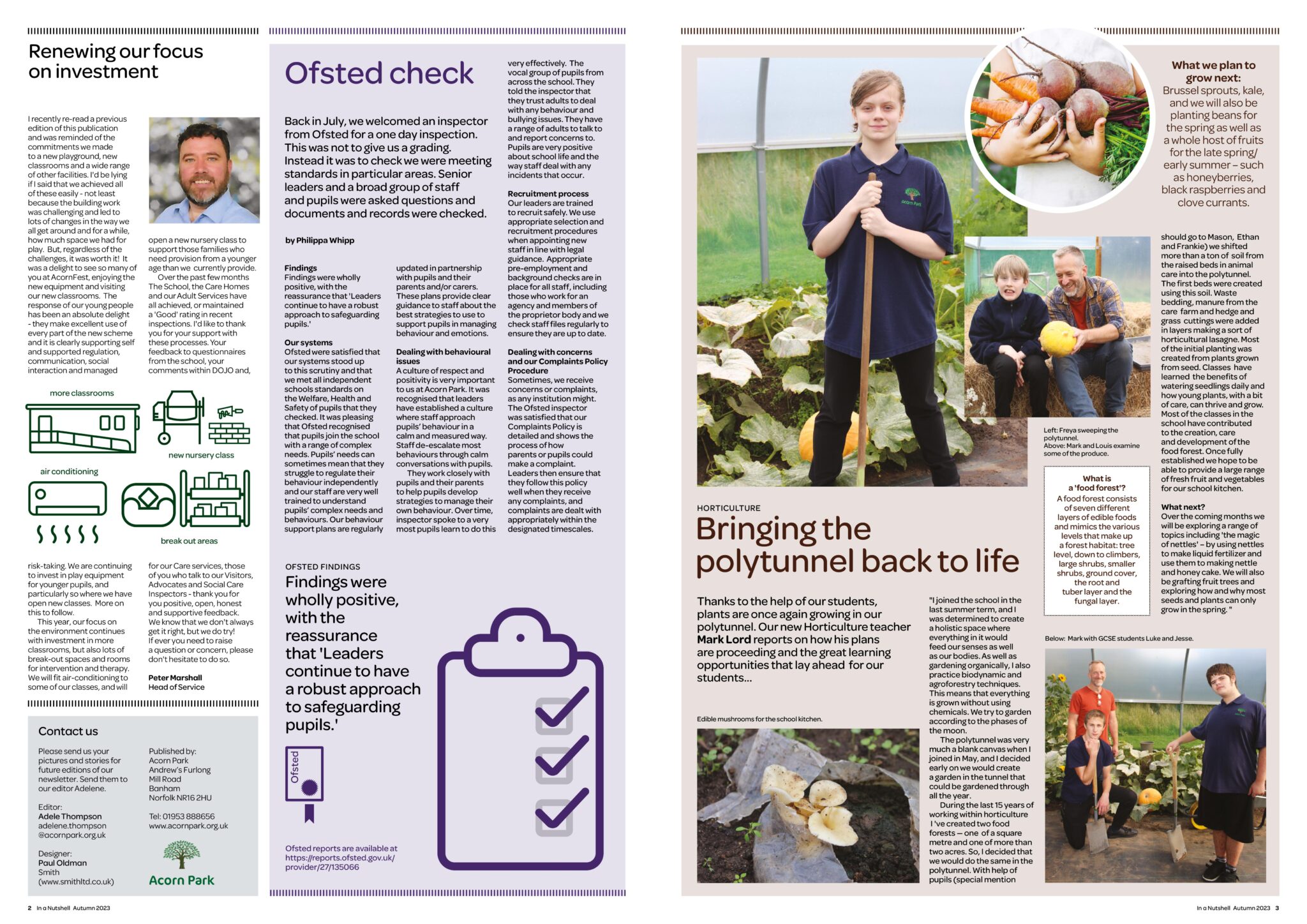 What we do - Acorn Park School